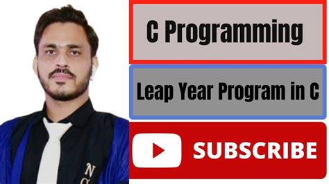 Leap Year Program Program To Check Leap Year In C Hindiurdu Youtube