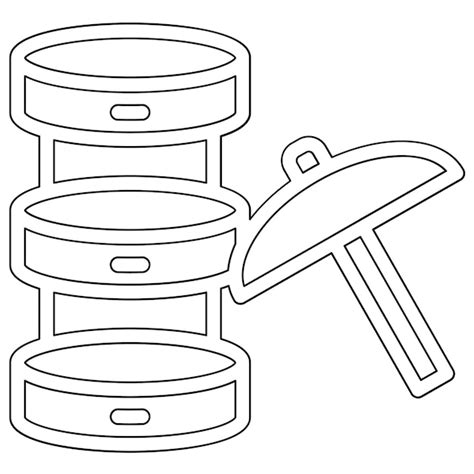 Premium Vector Data Mining Vector Icon Illustration Of Data Analytics Iconset