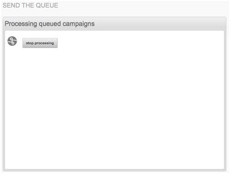 The Processing Queued Campaigns Window Remains Blank And Doesnt Update Current Status Text Only