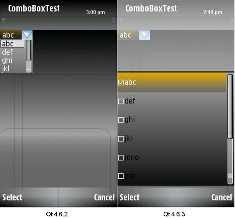 Qcombobox Example