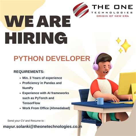 mayur solanki on linkedin if you are a python developer and looking