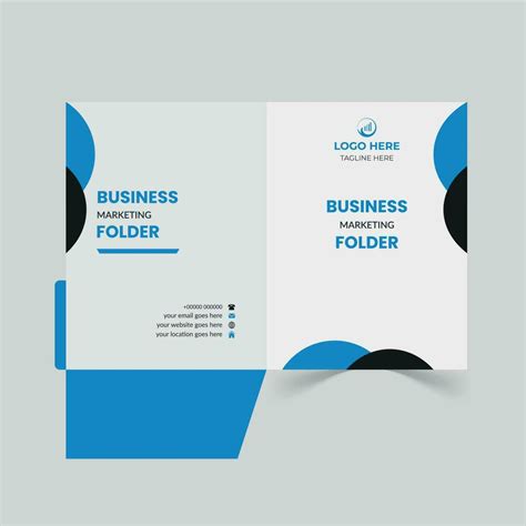 file folder design presentation folder design 34818073 vector art at