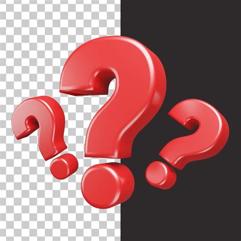 Premium Psd 3d Realistic Gold Question Mark With Glossy Effect In 3d Rendering