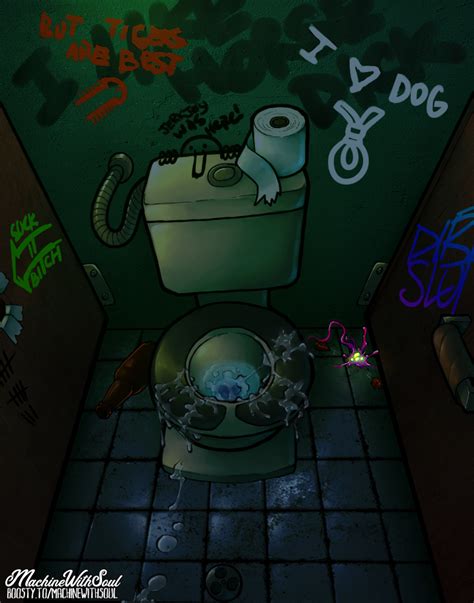 Rule Bathroom Bodily Fluids Bottle Container Cum Duct Tape English Text Feral Genital