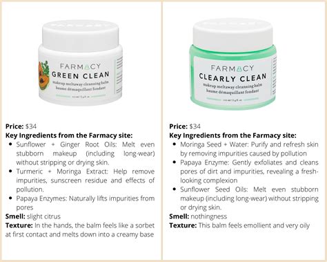 Battle of Cleaning Balms: Farmacy Green Clean vs. Clearly Clean