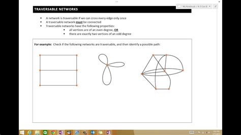 Networks Eulers Formula And Traversable Networks YouTube