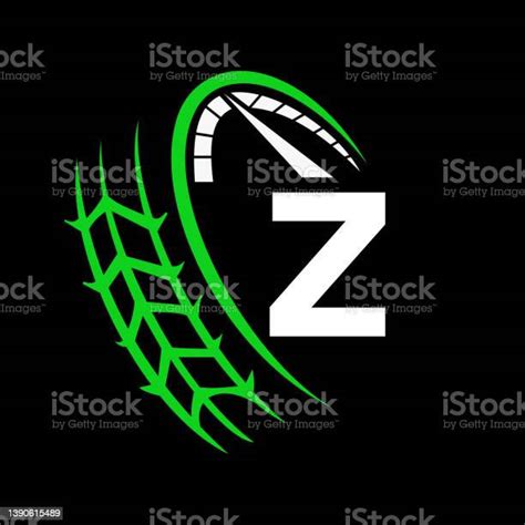 편지 Z 속도 개념에 자동차 자동차 로고 자동차 서비스 속도계 Z 편지 로고 디자인을 가진 차 수선을 위한 스포츠 차 템플리트