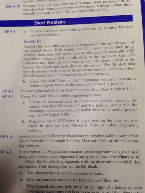 Solved Sp 4 4 Systems Flowchart