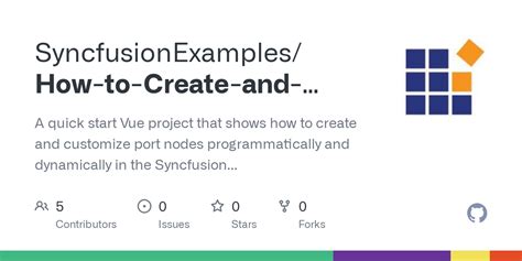 GitHub SyncfusionExamples How To Create And Customize Ports In The Vue Diagram Component A