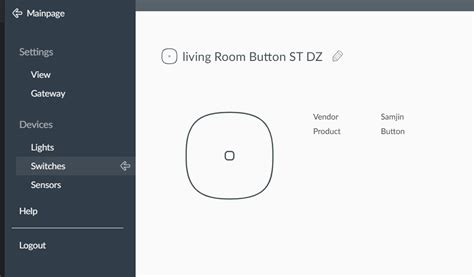 Samsung Smartthings Button Not Showing In Ha Configuration Home