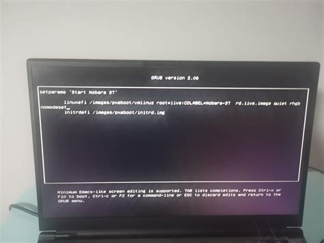 trouble using boot command nomodeset r nobaraproject