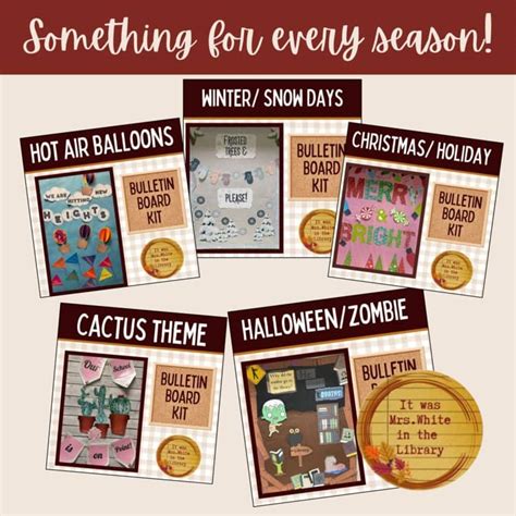Elementary Classroom Bulletin Board Set Year Round Themes Activities