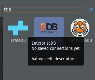Rename EnterpriseDB To EDB Issue 16505 Dbeaver Dbeaver GitHub
