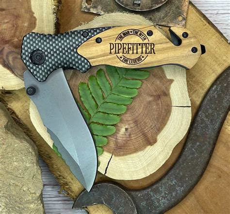 Pipefitter Man Myth Legend Knife Etsy