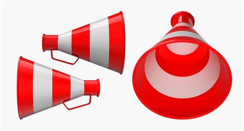 빨간 확성기 3d 모델 19 Max Obj Ma Fbx C4d 3ds Free3d
