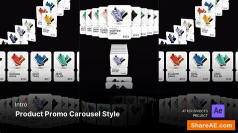 Videohive Intro Product Promo Carousel Style After Effects Project