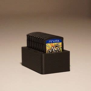 PS Vita Cart Holder Vita Cartridge Holder PS Vita Game Holder Holds Up To Carts STL File