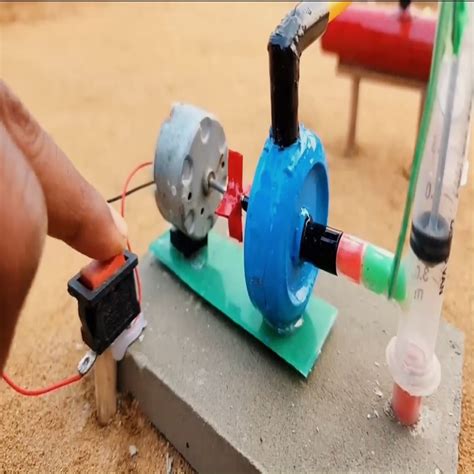 How To Make Mini Water Pump Science Project Dc Motor Transformer