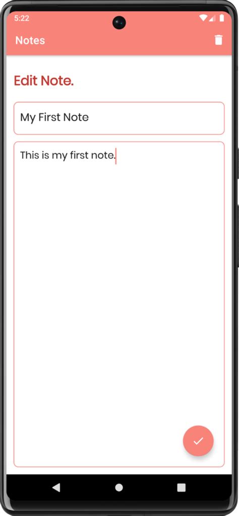 The Notes App Prerequisites Xml Design Android Knowledge