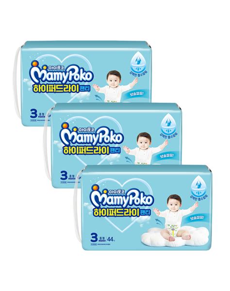 마미포코 하이퍼드라이 팬티형 기저귀 3단계 중형 132p 공용