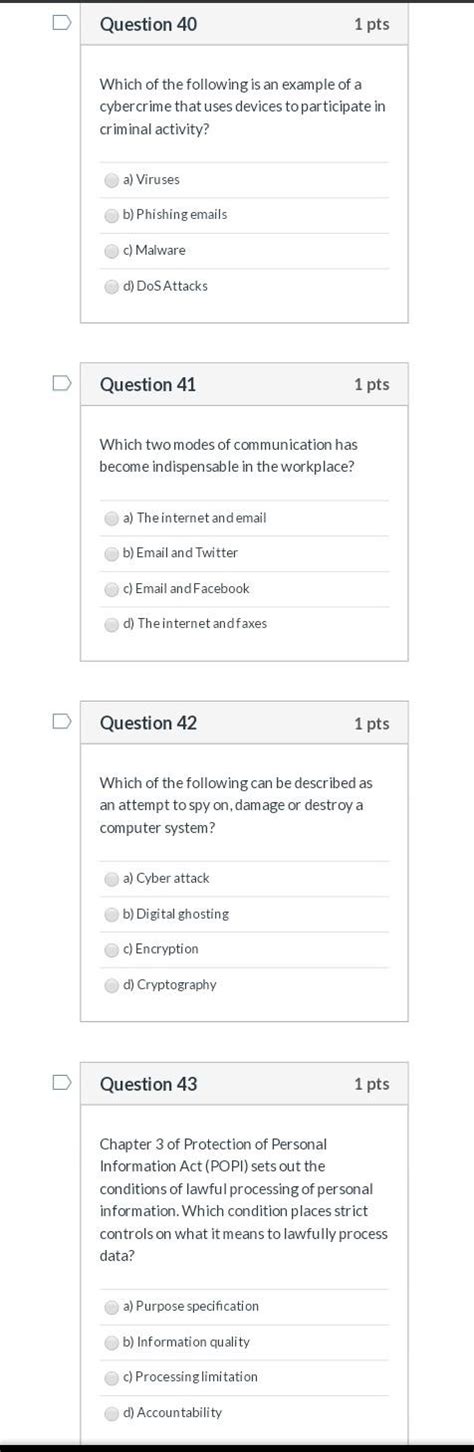 Solved Which Of The Following Is An Example Of A Cybercrime Solved Which Of The Following Is An Example Of A Cybercrime