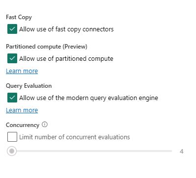 Scale Settings In Dataflow Gen With CI CD