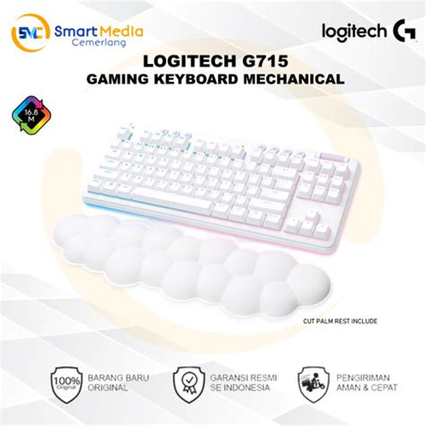 Promo Logitech G715 Keyboard Gaming Wireless Bluetooth Tkl Rgb Linear Cicil 0 3x Kota