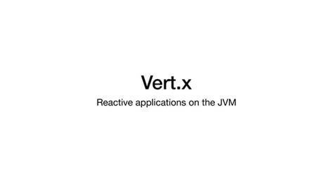 Vertx Basics Pdf