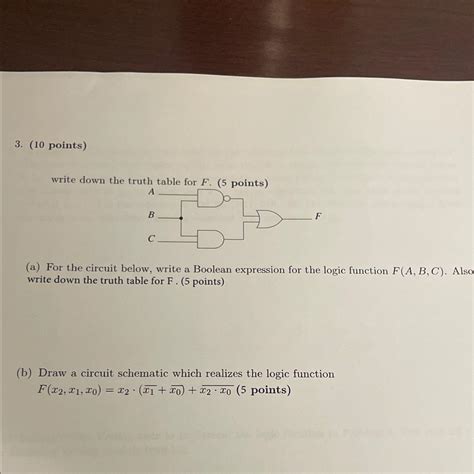 Solved 10 ﻿pointswrite Down The T1a ﻿for The Circuit