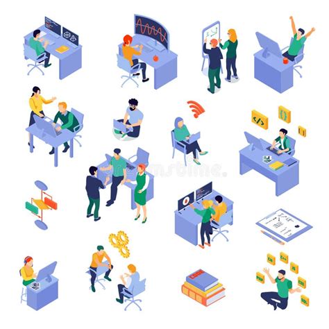 Debugging Software In Action Stock Illustration Illustration Of