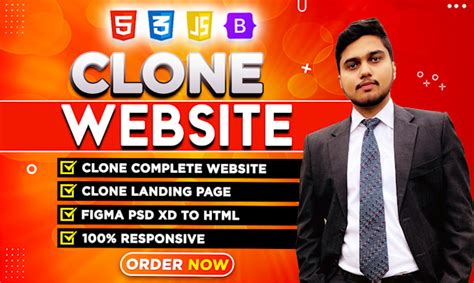 Copy Clone Duplicate Website Or Landing Page Using Html Css By Wajdan