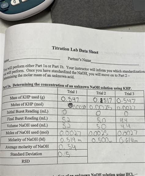 Can Someone Help Me Calculate The Rsd For Both And