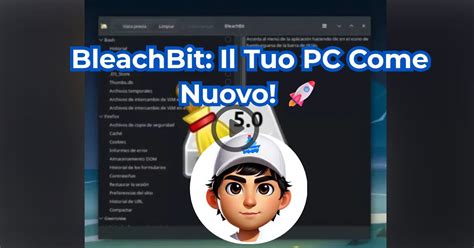 pc limpieza con bleachbit espacio libre y datos protegidos con
