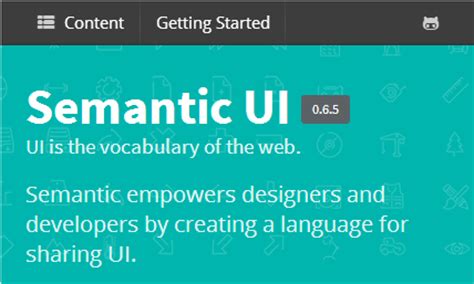 Semantic UI API Drupal Org