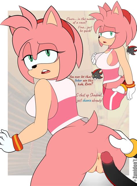 Rule 34 1boy 1girls Ambiguous Consent Amy Rose Ass Ass Grab Black Fur