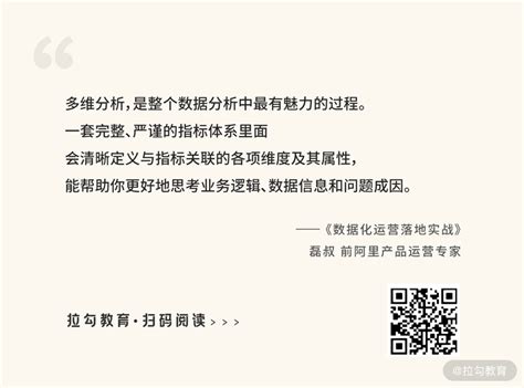 数据化运营08 多维分析：如何利用指标维度摆脱视野局限？ 数据分析 指标 维度 csdn博客
