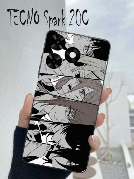 Чехол на Tecno Spark 20c аниме Человек бензопила Chainsaw Man купить с доставкой по выгодным