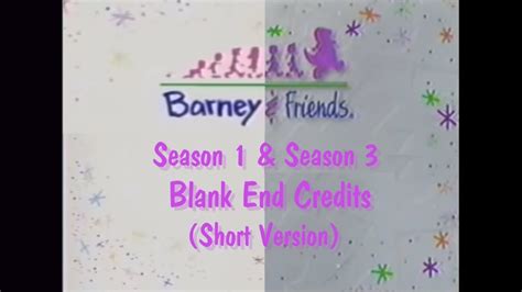 Barney And Friends 1997 2001 End Credits