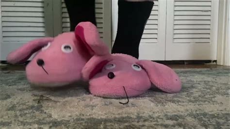 Bun Playing With Her Old Well Worn Bunny Slippers Buns Slippers Youtube