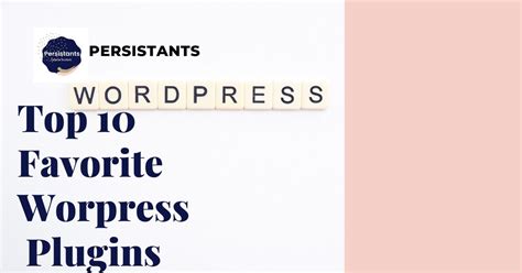 What Are The Best WordPress Plugins Persistants