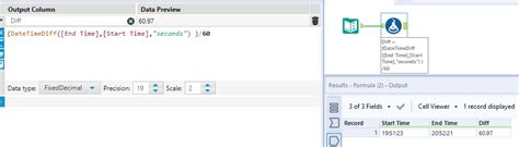 Solved Time Diff Alteryx Community