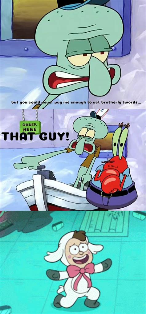 Squidward Hates Dipper Lamb By Zeropaladinxv4 On Deviantart