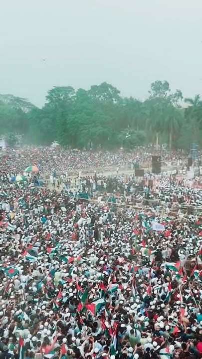 মার্চ ফর ফিলিস্তিন 🇵🇸 মিজানুর রহমান আজহারী Bangladesh Allah Philistine Photoshoo Youtube