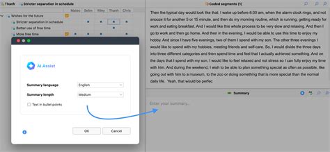 Favorite Maxqda Features Summary Grid And Summary Table