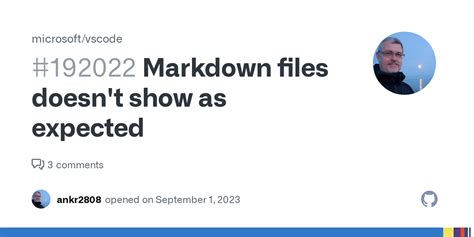 Markdown Files Doesnt Show As Expected · Issue 192022 · Microsoft Vscode · Github