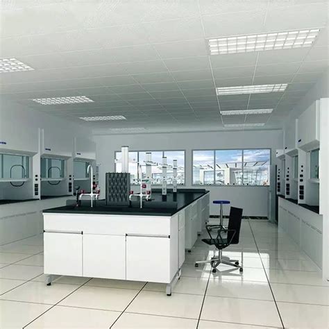 Biotechnology Lab Furniture Island Bench Chemical Laboratory Sink