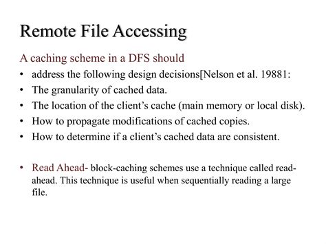 Distributed File System Pptx Operating Systems Computer Software