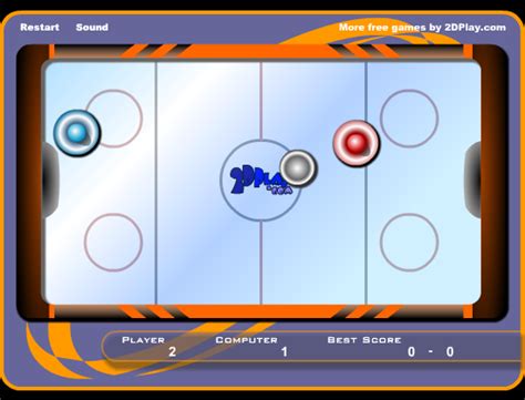 2d Air Hockey Play Online On Flash Museum 🕹️