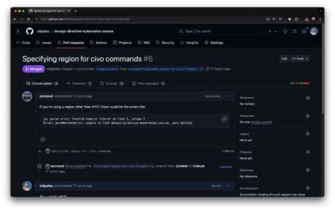 Sid Palas On Linkedin First Community Pr Against The Kubernetes Course