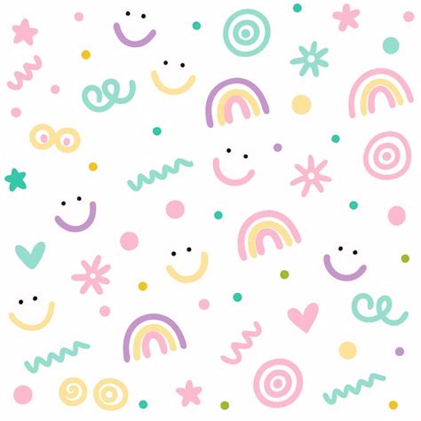 Premium Vector Colorful Scribble Background Minimalist Design